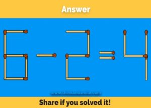 Matchstick Puzzle 37 - Think and Smile